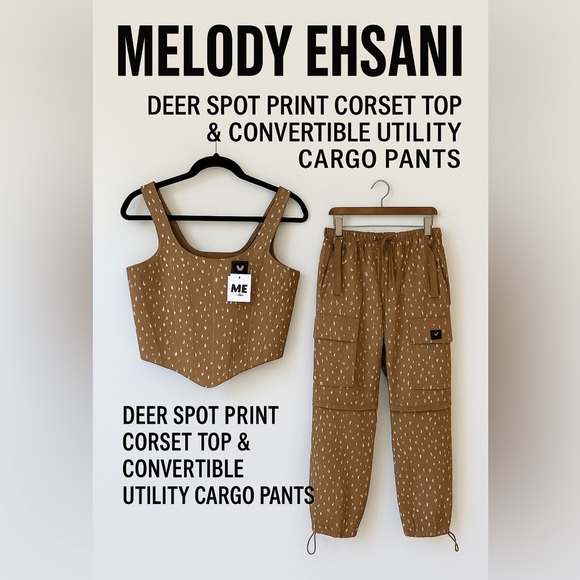 Melody Ehsani | Pants & Jumpsuits | Melody Ehsani Convertible Utility ...